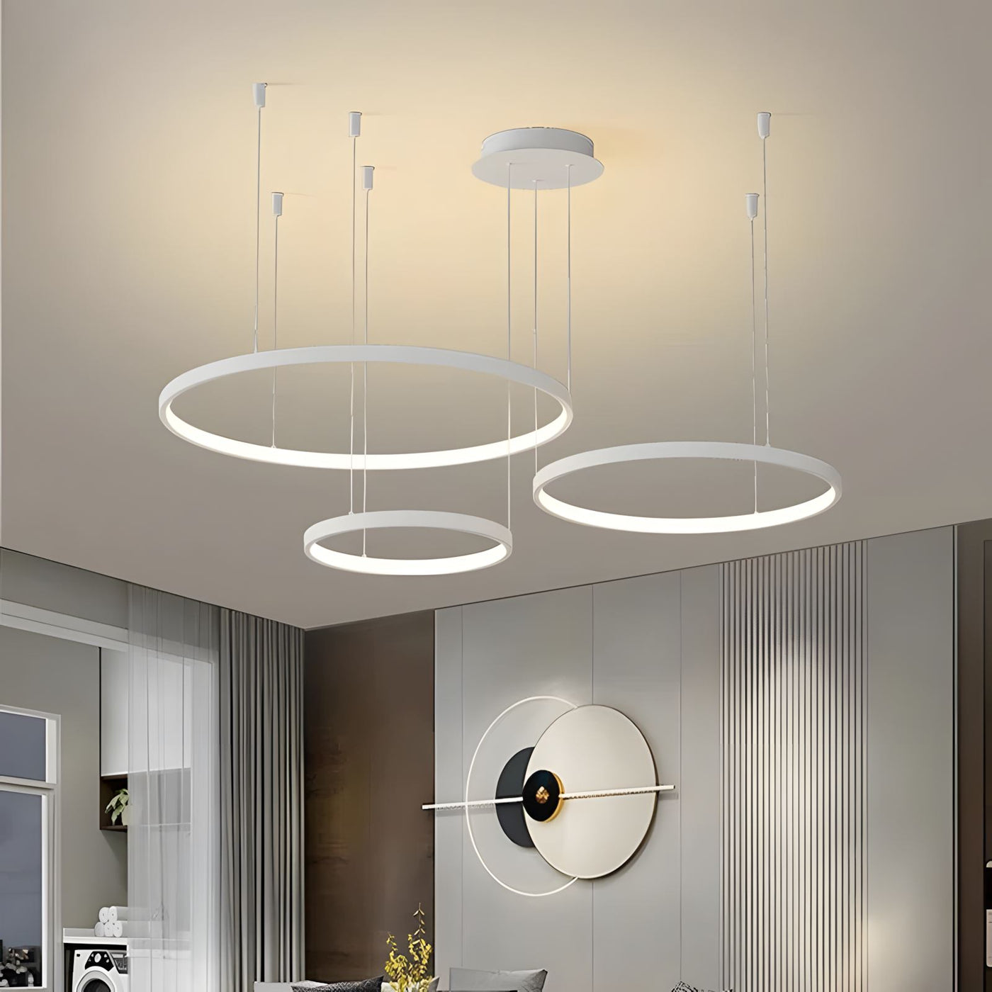 Circlets - Minimalist LED Ring Chandelier