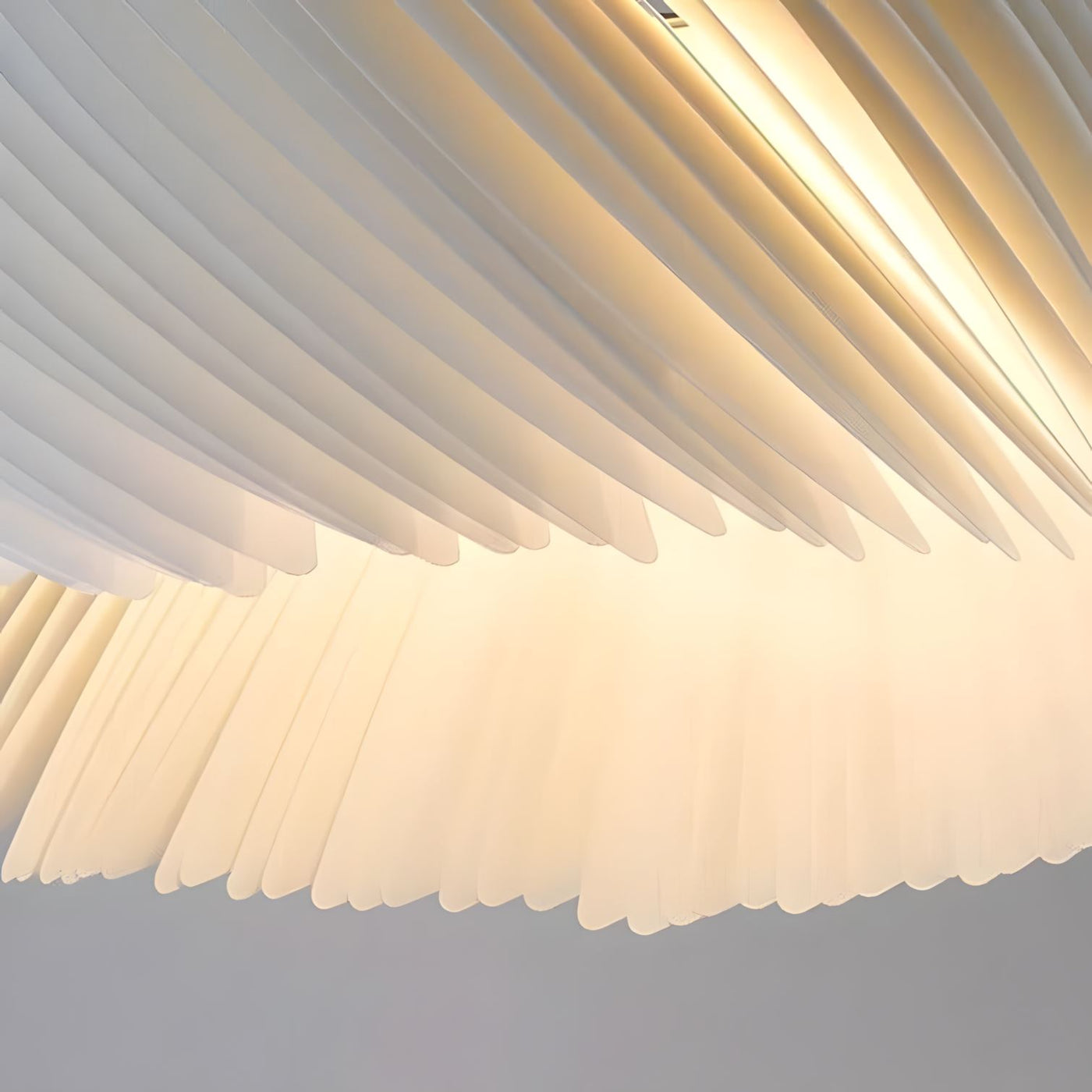 Ramolli Modern White Acrylic LED Chandelier | ZENDUCE