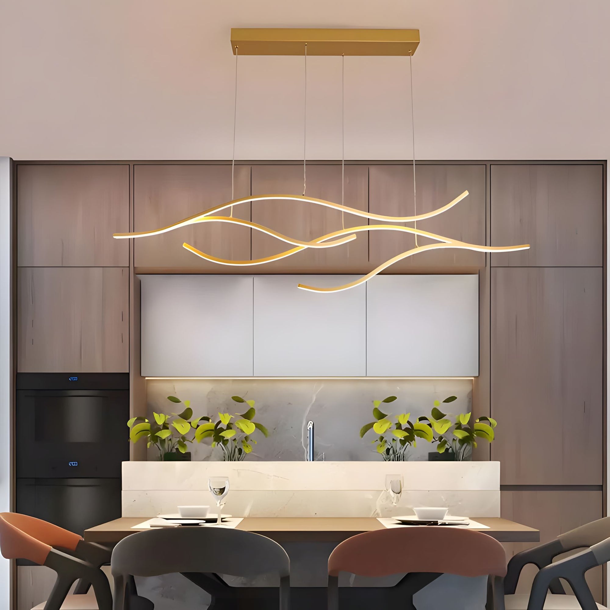 MODERN WAVES | Chandelier Lighting | ZENDUCE | ZENDUCE