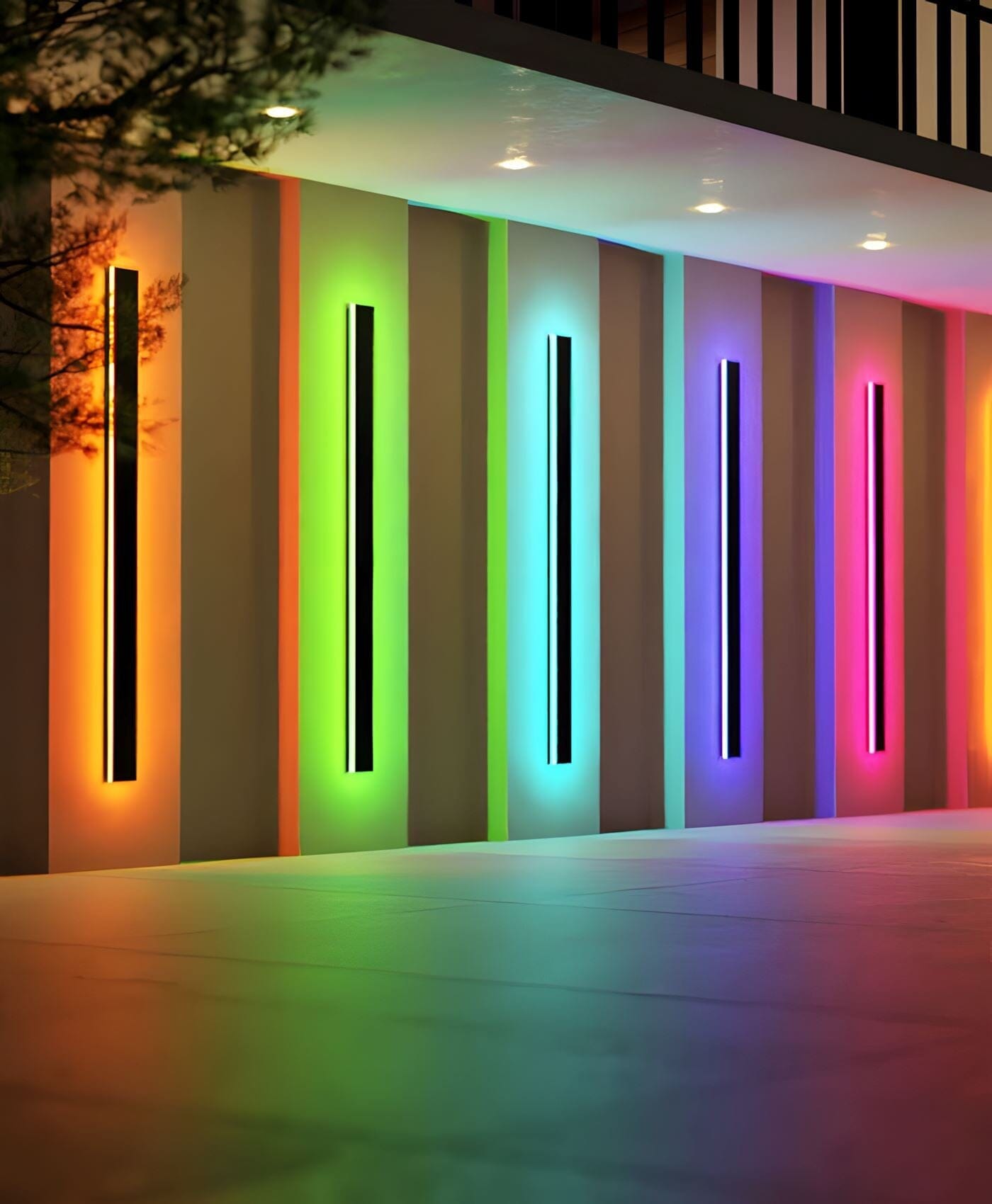 Bolt (BGB) - Multi-color Dimmable Wall Light - Zenduce