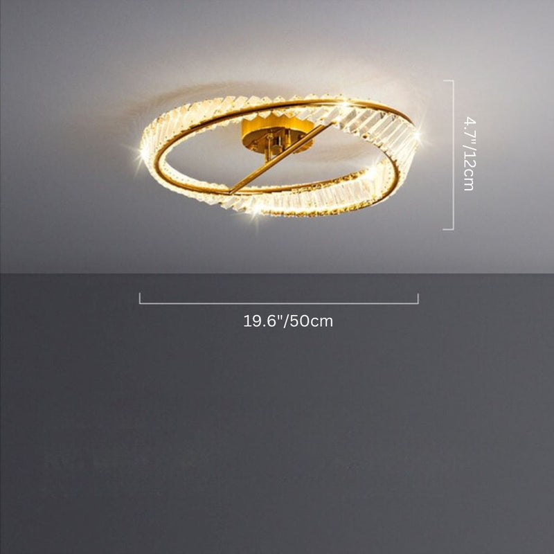 CHARIS (Ceiling) | Ceiling Dimmable Crystal Light | ZENDUCE