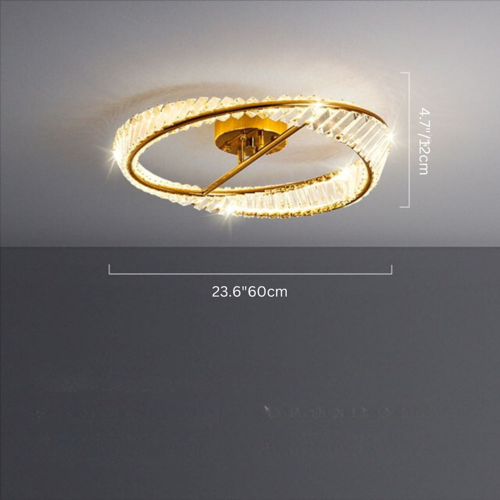 CHARIS (Ceiling) | Ceiling Dimmable Crystal Light | ZENDUCE